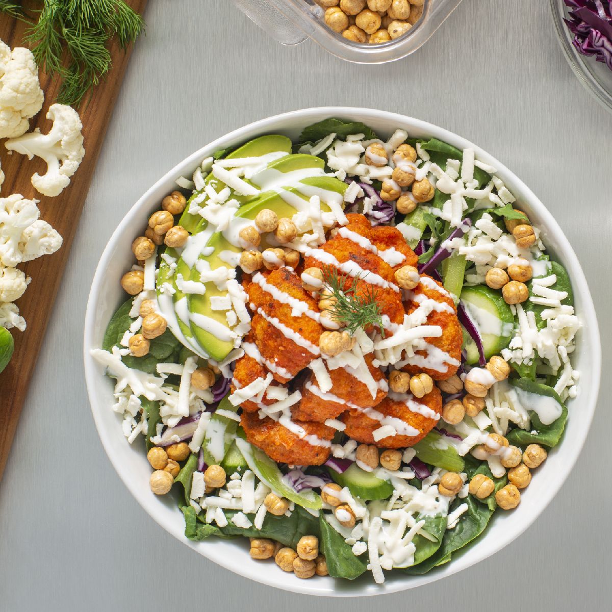 Plant-based Buffalo Cauliflower Salad - Vitalite™ Recipe