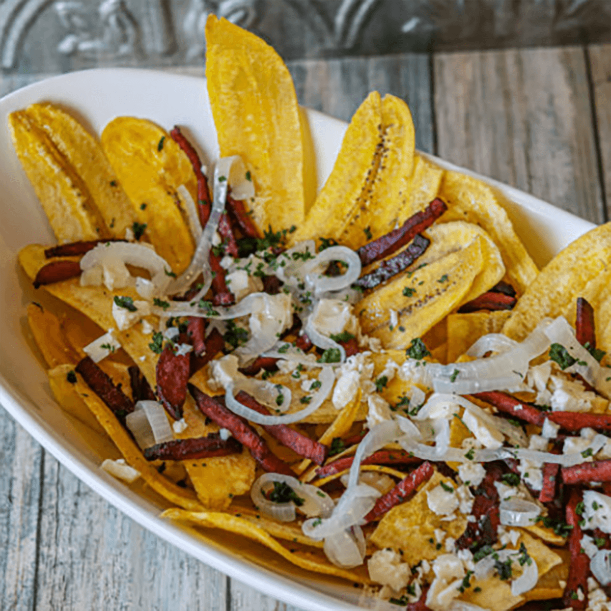 Loaded Dominican Plantain Chips - Natuchips Recipe